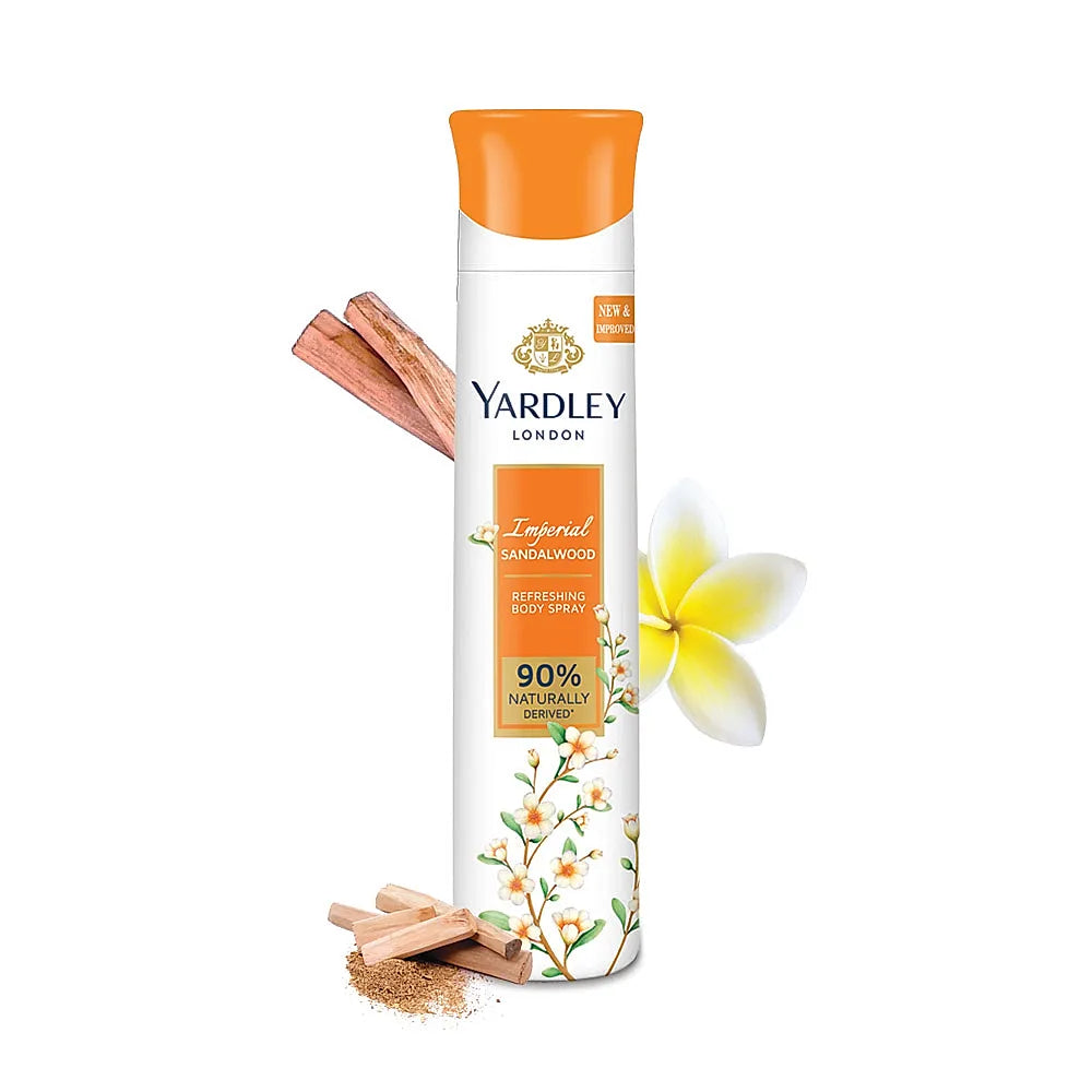 Yardley London Imperial Sandalwood Deodorant Spray for Women 150 ML ...